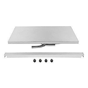 Stainless Steel Kitchen Prep Table, 48 x 24 Inches Folding Commercial Worktable Workstation, 1102 lbs Load, Heavy-Duty Kitchen Work Table w/Under Shelf, Kitchen Island for Restaurant Home Outdoor BBQ