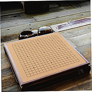 INOOMP Go Board Childrens Tylonal Travel Set Backgammon Travel Set International Chess Game Roll- up Leather Chess Set Foldable Chessboards Kids Chessboard Leather Go Board Go Boards 3pcs