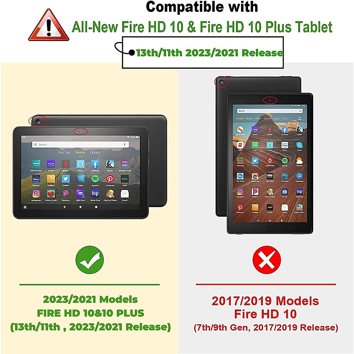 AVAWO Kids Case for Fire HD 10 & Fire HD 10 Plus Latest Model Tablet (13th/11th Generation 2023/2021 Release), with Shoulder Strap, Lightweight Shockproof Handle, Rose