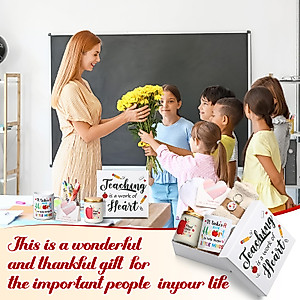 Tiangrid 7 Pcs Teacher Appreciation Gifts from Students, Teacher Graduation Gift from 2025, Thank You Teacher Gifts Basket Idea for Back School birthday Teacher's Day Gift