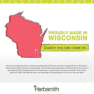 Herbsmith Glimmer - Dog Healthy Skin and Coat + Dog Treatment for Dry Itchy Skin - Omega-3 Supplement for Dogs - 60ct Large Chews