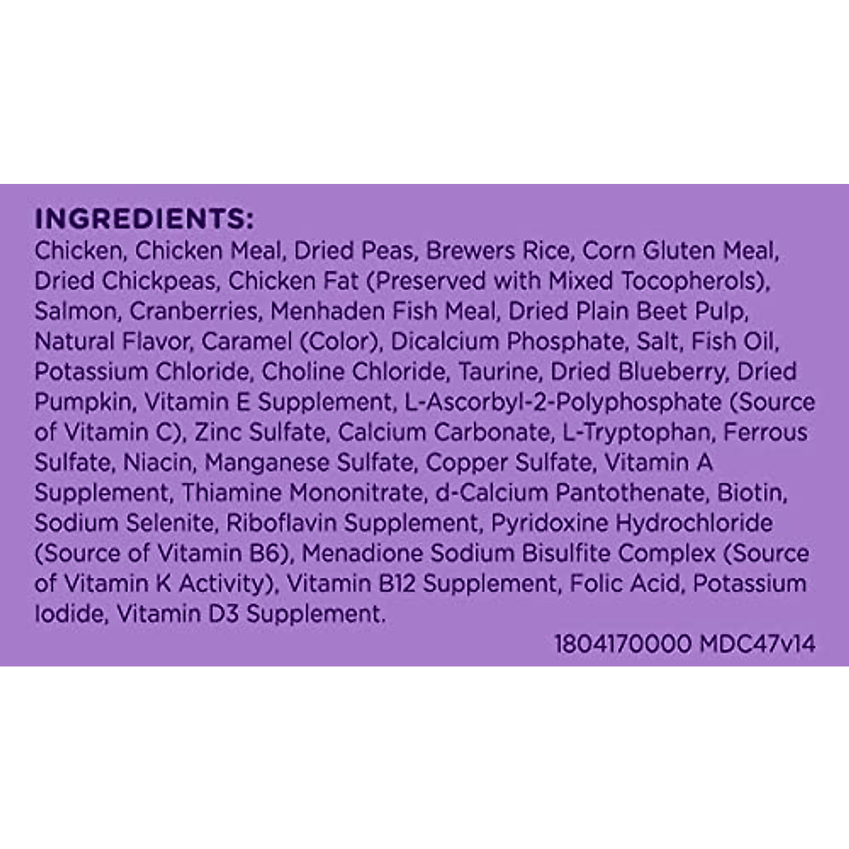 Rachael Ray Nutrish Longevity Premium Natural Dry Cat Food, Chicken with Chickpeas & Salmon Recipe, 3 Pounds