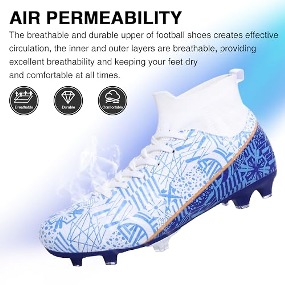 Men's Soccer Shoes Football Cleats Women Tacos De Futbol Para Hombre Turf Futsal Shoes Professional Training Boots AG FG
