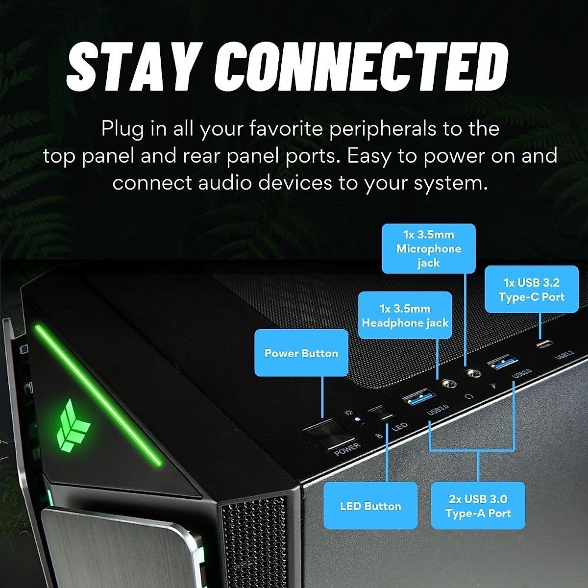 Empowered PC Mantis V2 Gamer Desktop (NVIDIA GeForce RTX 3070 (> 4060 TI), Intel 8-Core i7-11700F Processor, 32GB RAM, 512GB NVMe SSD + 2TB HDD, WiFi+BT, Windows 11 Home) Tower Gaming RGB Computer