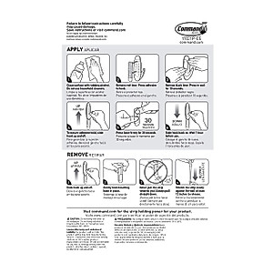 Command Medium Refill Adhesive Strips, Damage Free Hanging Wall Adhesive Strips for Medium Indoor Wall Hooks, No Tools Removable Adhesive Strips for Living Spaces, 9 White Command Strips
