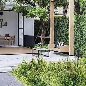 LXAFGP 8 Bundles Artificial Lavender Flowers Outdoor Fake Plants UV Resistant Plants Faux Plastic Plants for Outdoor Indoor Home Window Garden Wedding Porch Box Hanging Plants Decor (Green)