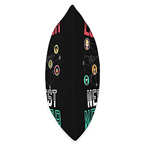 Artificial Intelligence AI Robotics SteMi Apparel Love Your Nearest Neighbor Artificial Intelligence Robotics Throw Pillow, 18x18, Multicolor