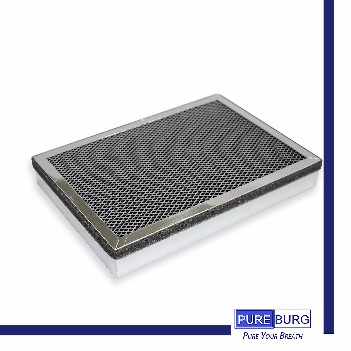 PUREBURG 4-Pack Replacement 3-in-1 High-efficiency HEPA Filters Compatible with Medify MA-25 / MA-25B / MA-25W / MA-25S Air Purifiers