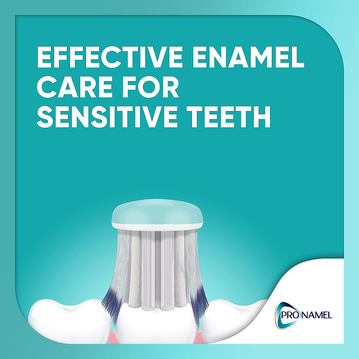 Sensodyne Pronamel Medium Toothbrush, Provides Tooth Enamel Protection and Cleans Better with Less Pressure - 4 Count