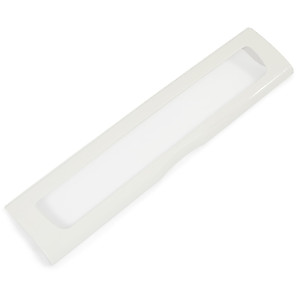 HECASA W10827015 AP5985816 PS11723190 Refrigerator Pantry Drawer Door Compatible with Whirlpool Refrigerator Plastic Clear White 67005903 Replacement only