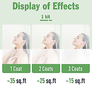 DWIL Frosted Glass Paint for Window - Window Privacy Paint, Waterproof & UV Resistant, Frosted Glass Spray, for Glass Surface in Bathroom, Kitchen, Room, Sliding Door, 16oz (with tools)