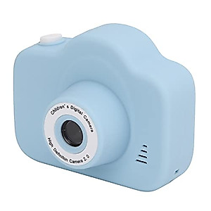 Kids Camera for Boys Girls, Cartoon Child Camera Kids Toy Gift 1080P One Key Video Recording Kids Mini Camera Birthday Gifts for 3 4 5 6 7 8 9 Year Old Girl Boy (Sky Blue)