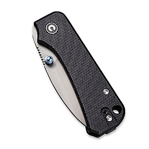 CIVIVI Baby Banter Pocket Folding Knife for EDC, 2.34" Blade Small Knife with Titanium Thumb Stud Opener (Purple)