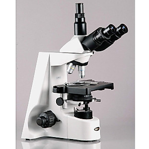 AmScope T690C-8M Digital Trinocular Compound Microscope, 40X-2500X Magnification, WH10x and WH25x Super-Widefield Eyepieces, Infinity Objectives, Brightfield, Kohler Condenser, Double-Layer Mechanical Stage, Includes 8MP Camera with Reduction Lens and Sof