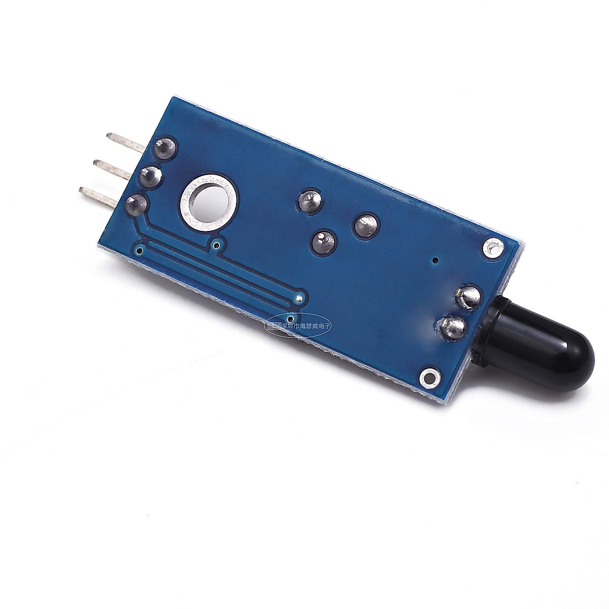 Teyleten Robot IR Infrared Flame Detection Sensor Module IR Flame Sensor Module Detector Sensor Temperature Detecting 3 Wire Compatible for Arduino 10pcs