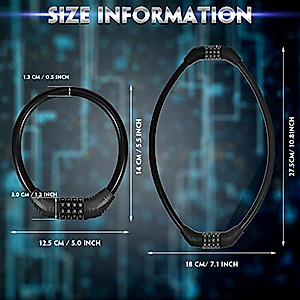 3 Pieces Fridge Freezer Refrigerator Cabinet Lock, 10000 Combinations Child Kids Safety Locks for French Doors, Safe Strap Kitchen Bathroom Doors RV No Screw Fridge Lock (Black)