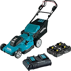 Makita XML11CT1 36V (18V X2) LXT® 21" Self-Propelled Lawn Mower Kit with 4 Batteries (5.0Ah)