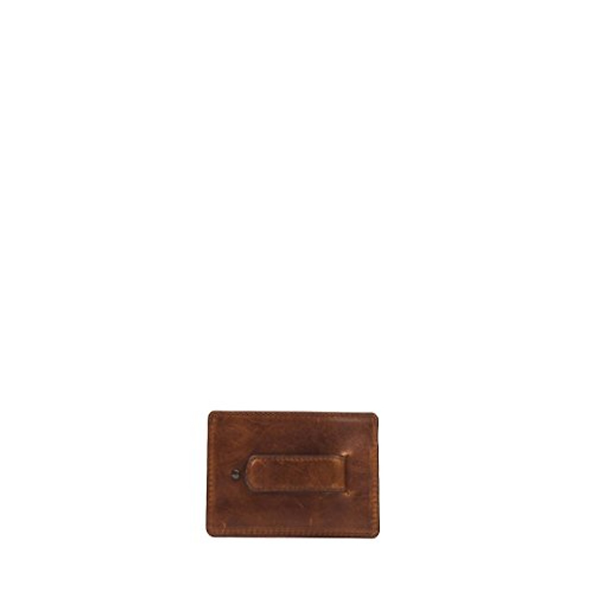 FRYE Men's Logan Money Clip Card Case, Cognac, One Size