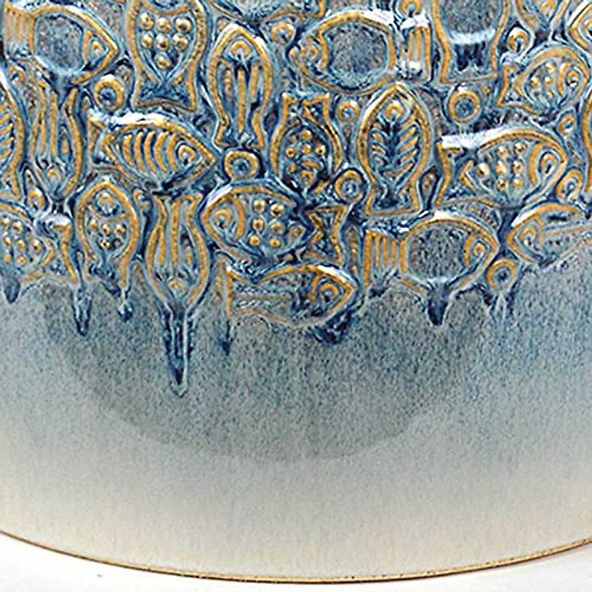 JCAKES Modern and Simple Ceramic Stools, Antique Ceramic Drum Stools with Furnishings, and Rich Stools Every Year. (Size : B)