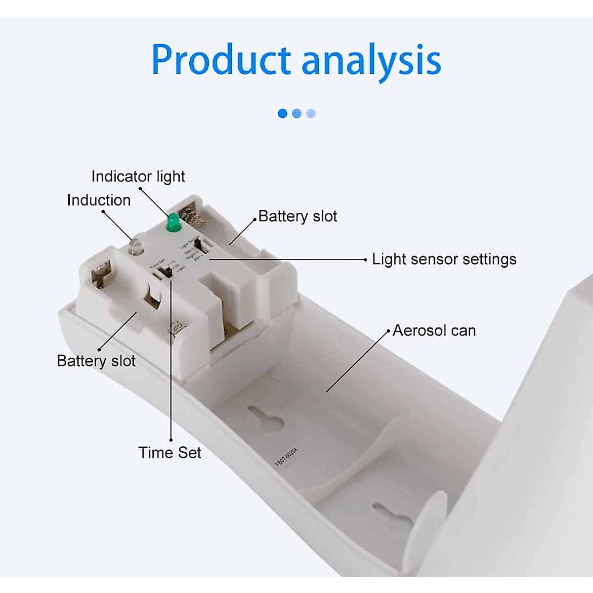 Air Fresheners Automatic Spray, FENGJIE Automatic Air Freshener Spray Dispenser, Compatible with Glade Air Wick 6oz/10oz Air Freshener Refills, Wall Mount/Stand for Home and Bathroom, White