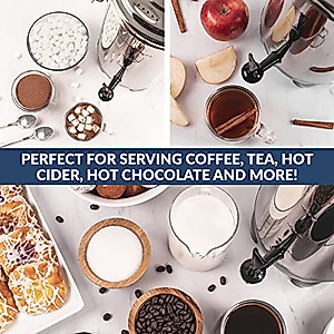 Homecraft Quick-Brewing 1000-Watt Automatic 30-Cup Coffee Urn - Stainless Steel