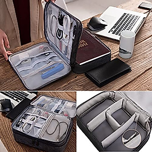 Bible Cover Case for Women Men Large Bible Cover Cross Floral Carrying Protective Case Organizer Church Bag with Handle and Zipper for Most Bible Perfect Christian Gift for Women Girl Kid