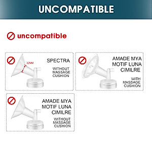 Begical Breastpump Flange Cover/Cap Compatible with Spectra 16mm/20mm/24mm/28mm Breast Pump Shield/Flange Also fit begical Like Spectra Flange Prevent dust from The Flange/Shields
