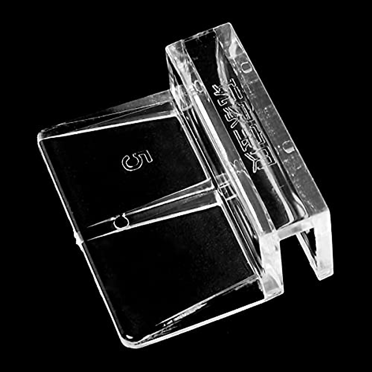 MEETOOT 4pcs Fish Tank Bracket 5mm Acrylic Fish Tank Support Tools Clear Aquarium Fish Tank Glass Cover Clip Support Holder