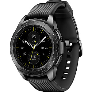 SAMSUNG Galaxy Watch (42mm) 4G LTE SM-R815UZKAXAR - Phone, Midnight Black (Renewed)