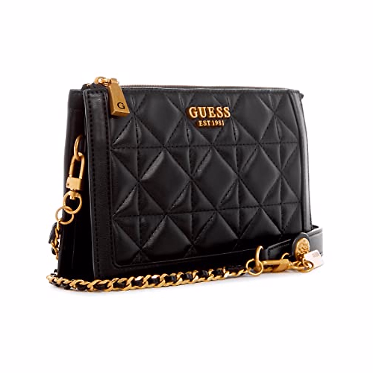 GUESS Abey Multi Compartment Crossbody, Black