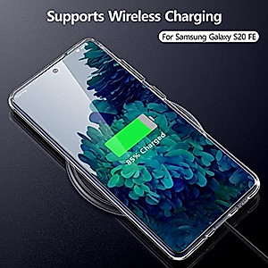 Rayboen for Samsung Galaxy S20 FE Case, Crystal Clear Designed Non-Slip Shockproof Protective Cover, Hard Plastic Back & Soft TPU Frame Thin Phone Case for Samsung Galaxy S20 FE 5G, 6.5 inch