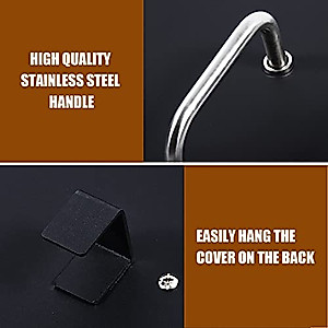 Hard Cover for Blackstone 36 inch Griddle, 5004 Griddle Hard Cover Lid, Black Painted Metal