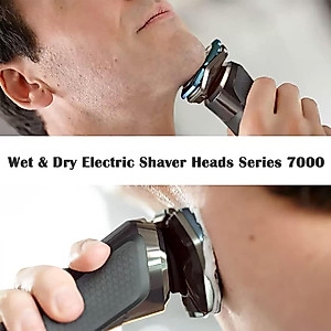 SH70/71 Replacement Shaving Head Fit for Series 7000 (S7XXX) Replacement Blades, SH70 OEM Upgraded Blades Fit for 7000 Electric Razors S7370 S7371 S7720 S7710 S7530 & Star Wars SW7700