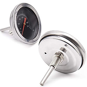 Criditpid Grill Thermometer Temperature Gauge Replacement Parts for Chargriller 5050, 5650, Charbroil 463251414, 463250212, Temp Gauge Heat Indicator Compatible for Jenn-Air 720-0336, 720-0163.