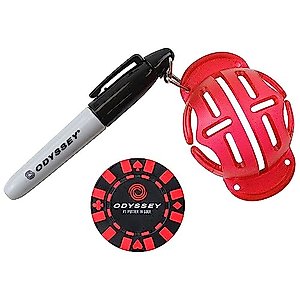 Odyssey Straight Shot Putt Golf Ball Marker Stencil Alignment Tool