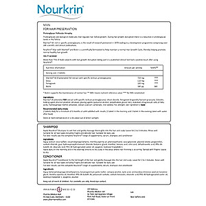 Nourkrin Man 180 tablets includes Nourkrin Shampoo and Conditioner