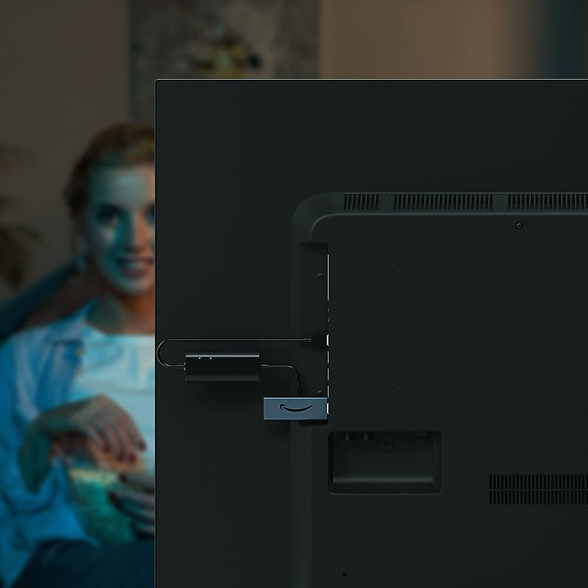 for All Fire TV Sticks Power Adapter USB Cable, Directly Power for TV Stick to Support 4K Video , Eliminating AC Outlet Decluttering Messy TV Cords, Latest Generation 2000mAh Advanced Power Cord