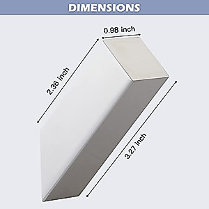 BWE 4 Pack Brushed Nickel Towel Hooks Wall Mounted Coat Robe Hook Holder SUS 304 Stainless Steel Heavy Duty Wall Hooks Modern for Bathrooms Kitchen Bedroom Hotel