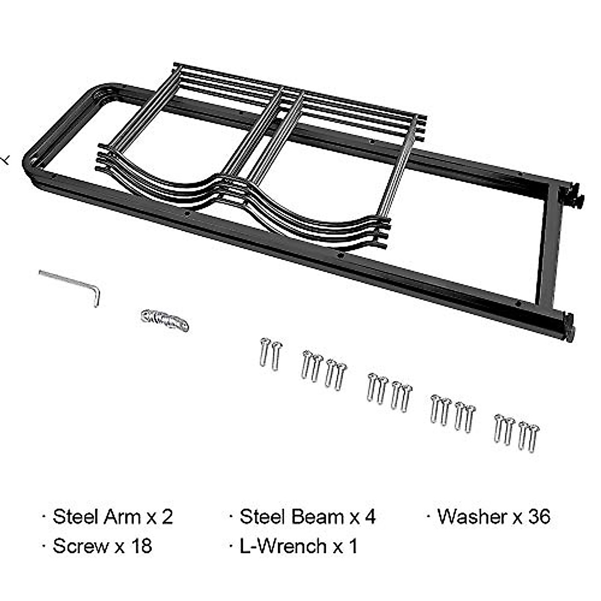 Water Cooler Jug Rack for 5 Gal Water Bottle, Water Bottle Rack, Water Bottle Holder, 4-Tier Heavy Duty Water Bottle Holder Storage Rack for 5 Gallon Water Dispenser, Nano Steel, Space Saver (Black)