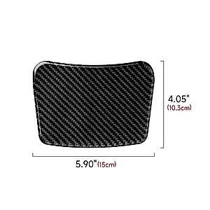 Car Rear Seat Storage Box Mat Sticker Decal Carbon Fiber Interior Trim Cover for Chevrolet Camaro ZL1 2016 2017 2018 2019 2020 2021 2022 2023 Accessories