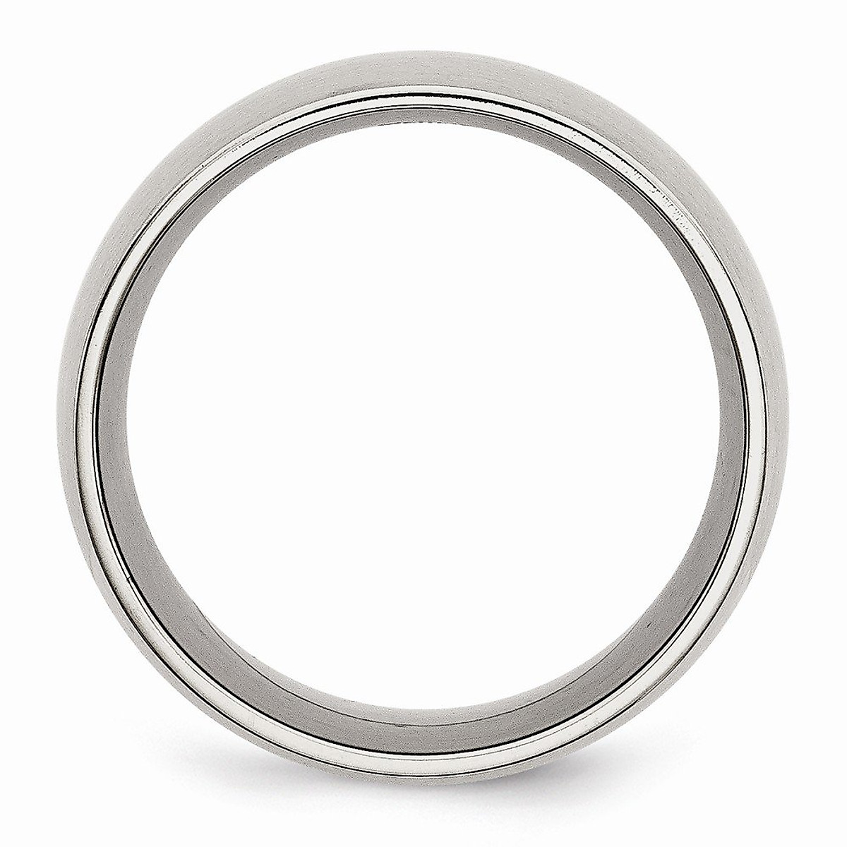 BillyTheTree Jewelry Stainless Steel 12mm Brushed Band Ring| Ring Size| 13