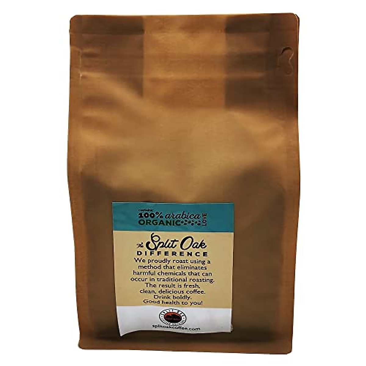 Organic Bourbon Barrel Roasted Coffee Beans 10oz, Limited Edition Barrel Aged to Perfection Whole Beans, Single Origin, Medium Roast Award Winning by Split Oak Coffee Roasters