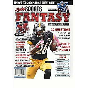 LINDY'S SPORT FANTASY FOOTBALL 2016, VOLUME, 16 (PLAYER PROJECTIONS)