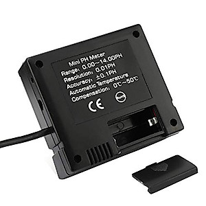 Digital pH Monitor Meter Water Quality Monitoring Tester Mini PH Monitor Tester (110V US Plug)