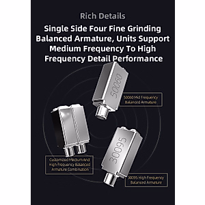 CCA C10 Pro in-Ear Monitor,HiFi 1DD 4BA Hybrid Five Drivers in-Ear Earphone,Aluminum Alloy Shell+Resin Cavity Wired Earbuds with 0.75mm CPin Gold Plated Detachable Cable (No Mic, C10pro Black)