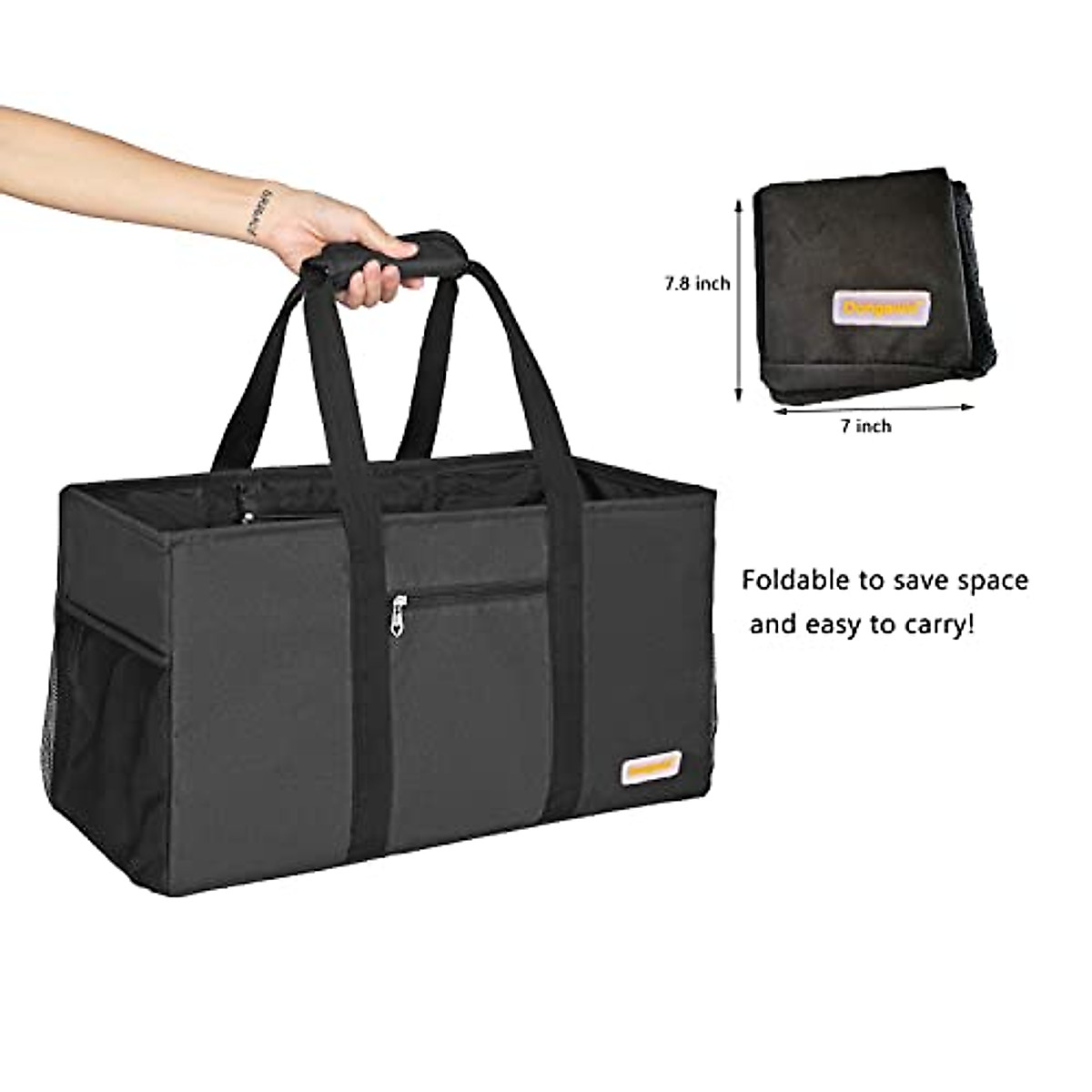 Dongawin Large Utility tote bag,waterproof beach bag,foldable and reusable storage bag,shopping bag,picnic bag,etc.