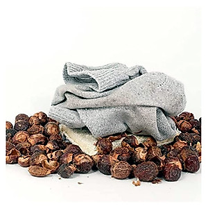 AnNafi® Reetha | Organic Soap Nuts | Aritha/Areetha/Kunkudukaialu | Sapindus used for making Reetha Powder, Ritha Shampoo, Oil | Natural Hair Care & Growth | Organic Laundry Detergent (100grams)