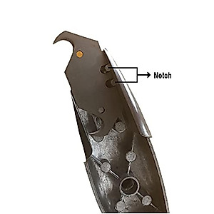 Zeluga ZL101 Safety Vinyl Shark Knife with Dual Magnet and 2 Notches