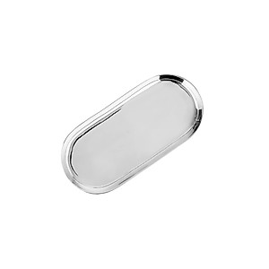 Nambe Oblong Nest Large Tray, 13” L x 7” W, Alloy Metal, Oven to Table Serveware