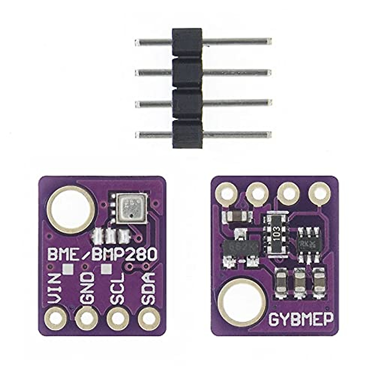 Onyehn BME280 Temperature Humidity Barometric Pressure Sensor Module with IIC I2C for Arduino(Pack of 4pcs)